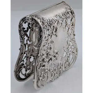 Accents | French Sterling Silver Asparagus Sandwich Grip Tongs Art ...